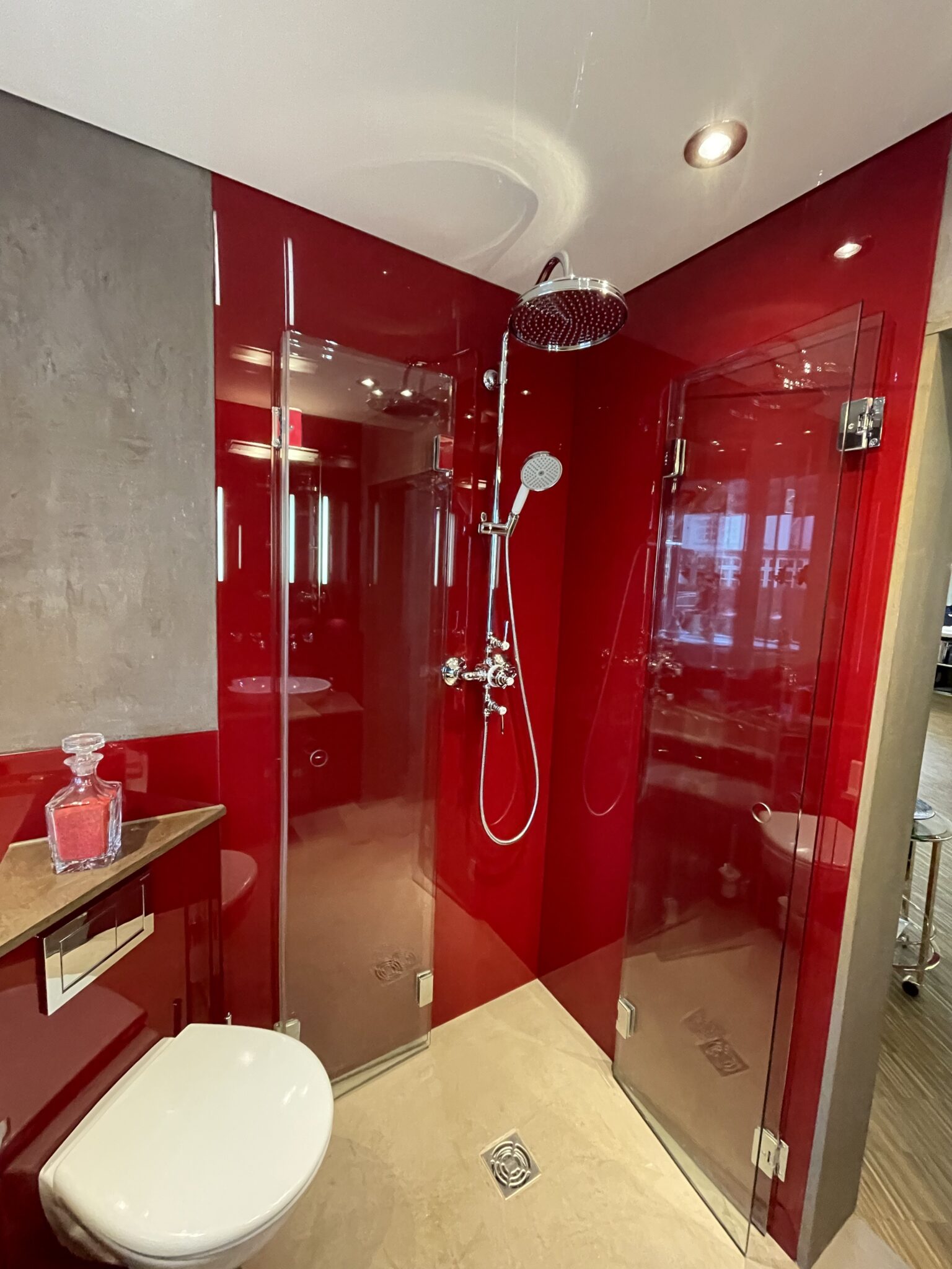 Acryl Wand Dusche